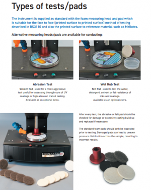 Rub and Abrasion Tester To BS 3110 | AML Instruments
